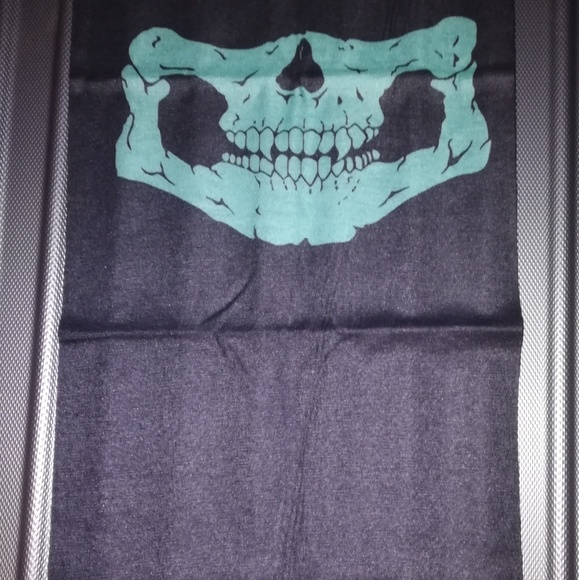 Other | Green Skull Motorcycle Face Bandanas | Poshmark